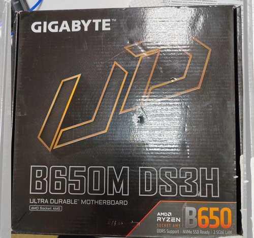 Материнская плата gigabyte B650M DS3H, AM5, AMD B