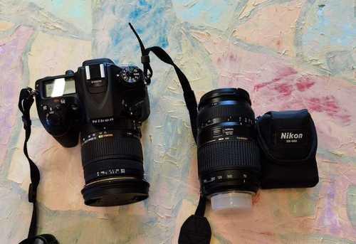 Nikon D7100+Tamron AF 70-300+Sigma AF 17-50