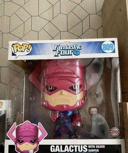 Funko pop Galactus with silver surfer