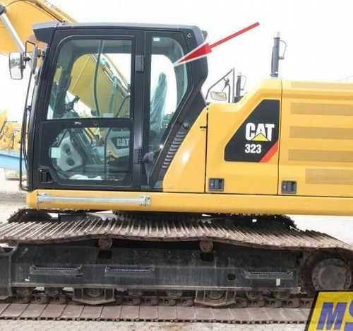 Стекло кузовное заднее левое Caterpillar