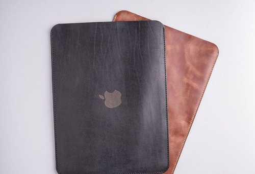 Чехол натуральная кожа MacBook 13 14 15 16 дюймов