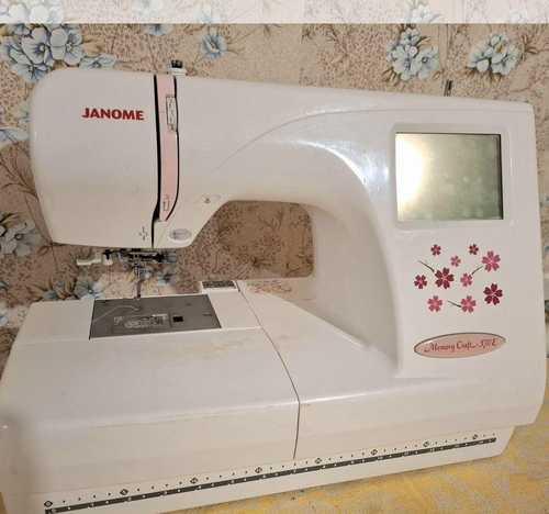 Вышивальная машинка janome mc 370e