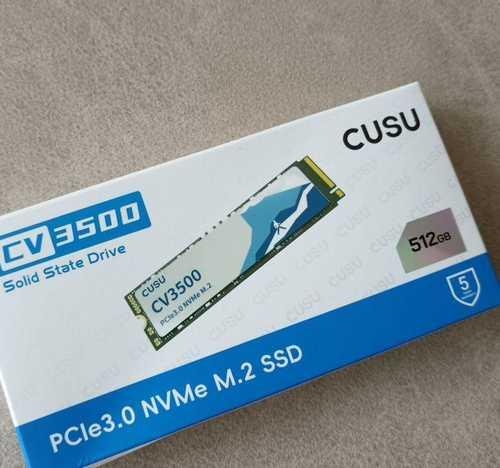 Новый SSD m2 nvme 512gb