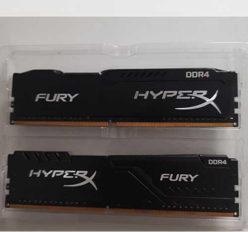 Оперативная память ddr4 hyperx fury 8gb 2400