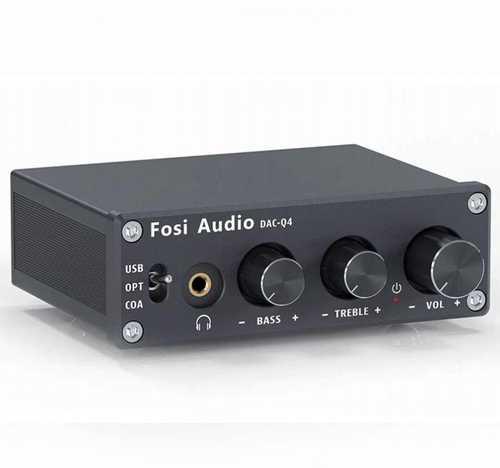 Цап с предварительным усилителем Fosi Audio DAC-Q4