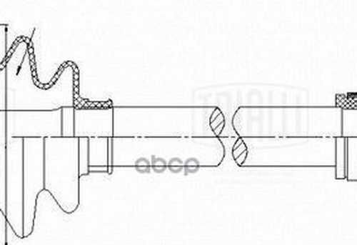 Привод для а/м KIA Spectra (04) 1.6i AT/мт (пе
