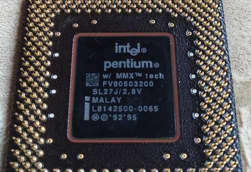 Ретро Процессор Intel MMX