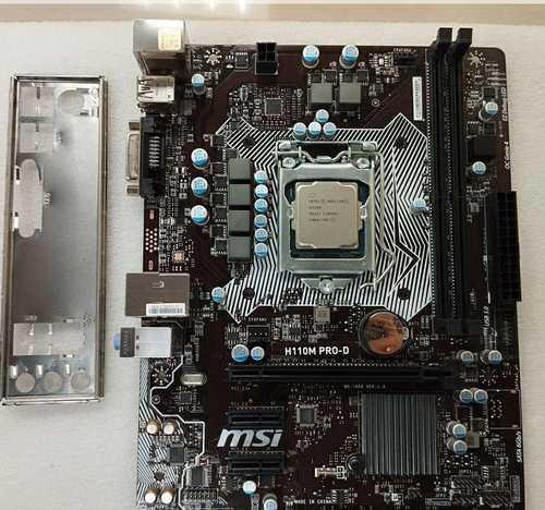 Мат. плата, процессор Pentium G4560, LGA 1151