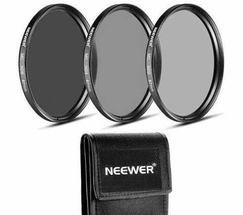 Набор светофильтров Neewer ND (ND2 ND4 ND8) новые