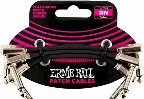 Ernie ball 6220 - набор кабелей 3 шт, 7,5 см