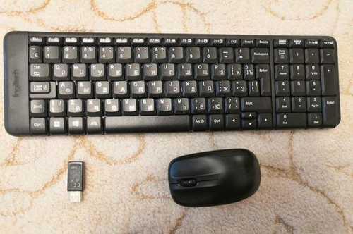 Беспроводная клавиатура k220 и мышь m150 Logitech
