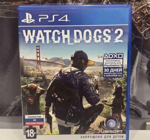 Диск watch dogs 2 для ps4