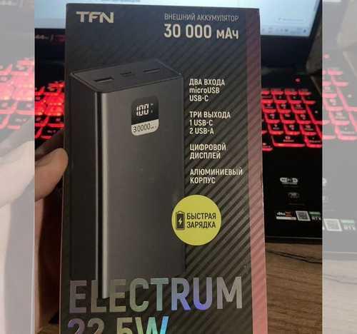 Внешний аккумулятор tfn 30000 mah повербанк