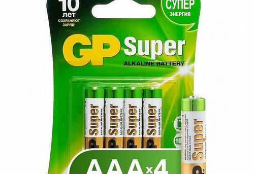 Батарейка щелочная GP LR03 (AAA) Super Alkaline 1
