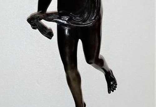 Бронзовая скульптура богини Ники, конец 19 в, 81см