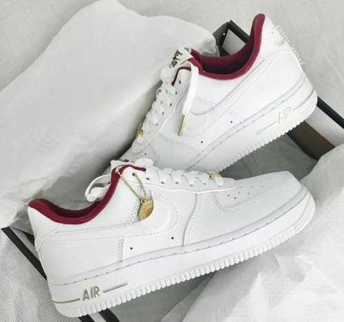 Nike Air Force 1 Low Just Do It Summit White Red