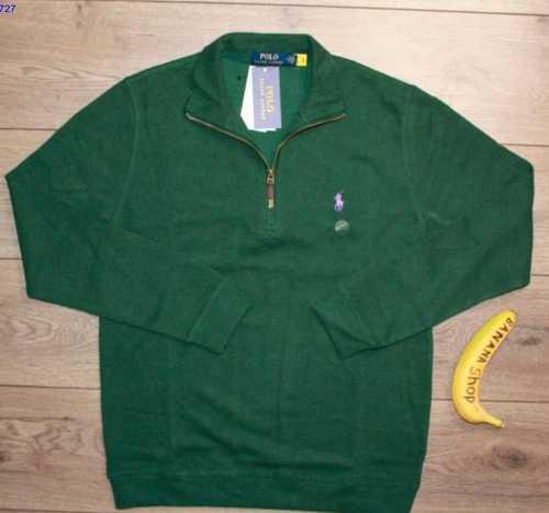 Polo Ralph Lauren джемпер зеленый полузамок (Арт.68425)