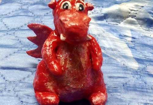 Новогодняя игрушка дракон