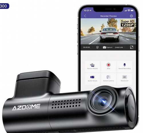 Автомобильный видеорегистратор azdome M300