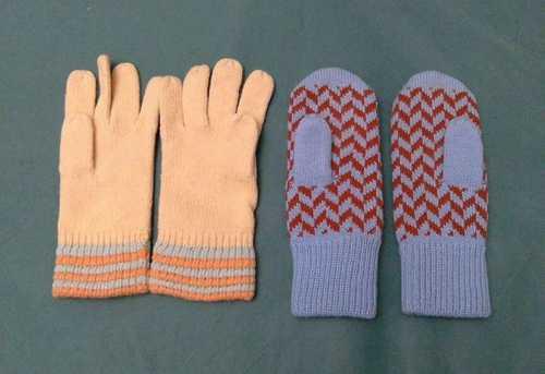 Варежки детские и перчатки