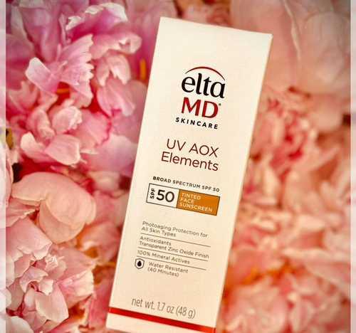 Elta md uv aox elements spf50 tinted 48gr