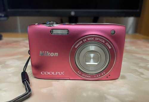 Компактный фотоаппарат Nicon Coolpix s3100