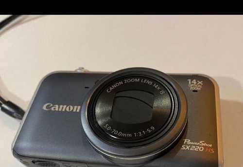 Фотоаппарат Canon PowerShot SX220 HS камера