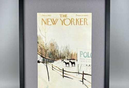 Постер из обложки The New Yorker 1962 года