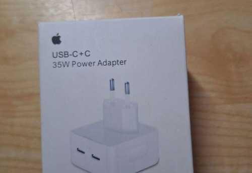 Блок Apple 35W на 2 разъёма USB-C