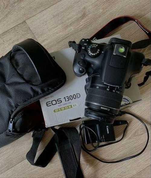 Фотоаппарат зеркальный canoneos 1300D 18-55 DC Kit