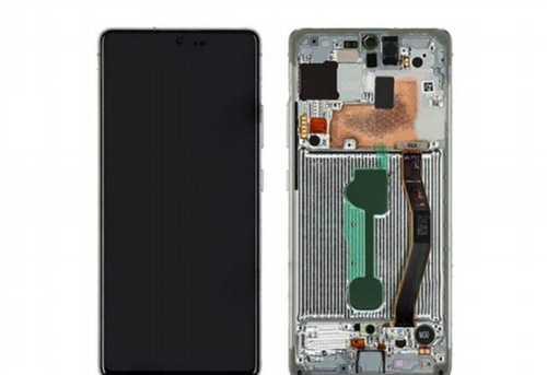 Дисплей Samsung G780F Galaxy S20 FE в рамке белый