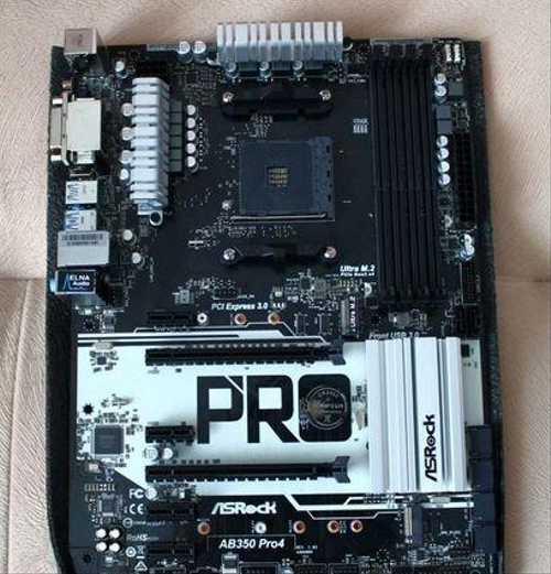 ASRock AB350 Pro4, Ryzen 7 1700, куллера