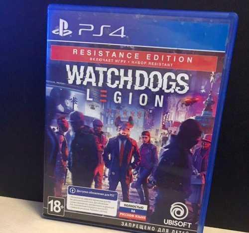 Диск на ps4 watch dogs legion