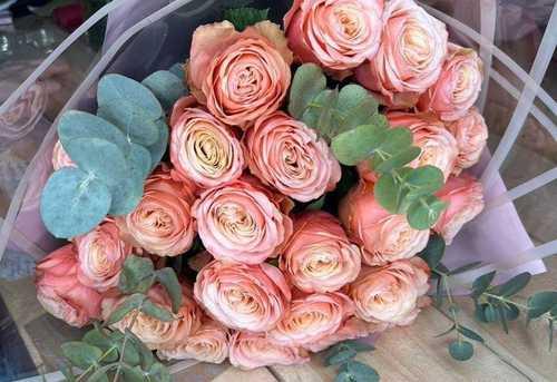 Букет из пионовидных роз пионовидные розы цветы