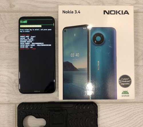 Смартфон Nokia 3.4 не загружается