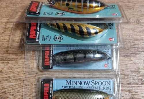 Незацепляйки Rapala Rattlin Minnow Spoon. Оригинал