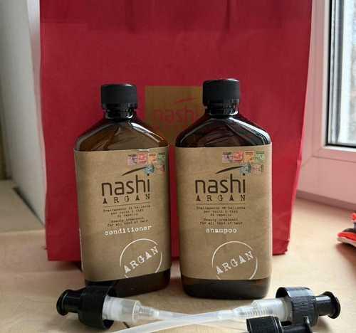 Шампунь и кондицинер nashi argan