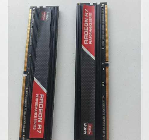 Оперативная память ddr4 4gb 2666 AMD radeon