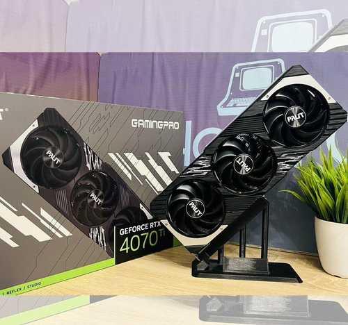 Видеокарта RTX 4070ti Palit GamePro