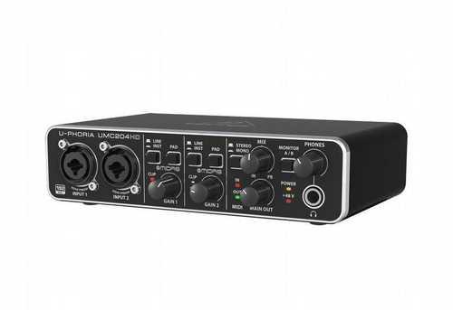 Behringer UMC204HD USB-аудиоинтерфейс