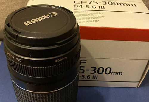 Объектив Canon EF 75-300mm 1:4-5.6 III