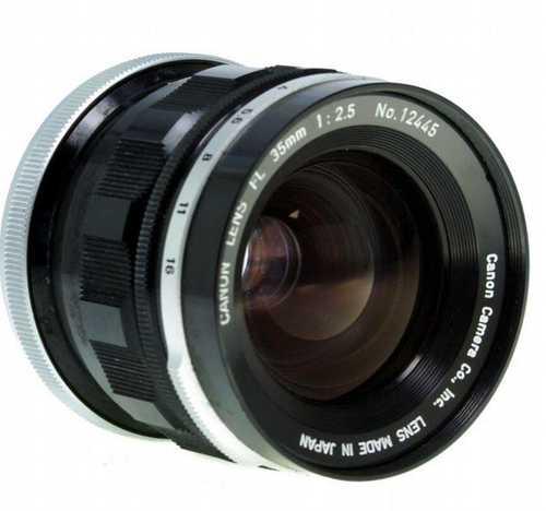 Canon Lens FL 35mm f2.5