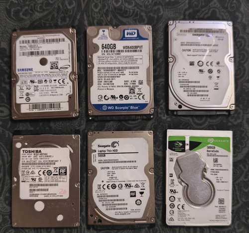 Hdd 320 - 640 gb для ноутбука