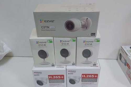 Комплект 6 камер. Hiwatch + Ezviz