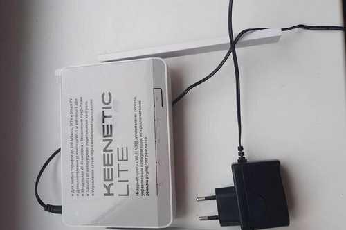 Новый роутер ретранслятор keenetic lite kn 1311