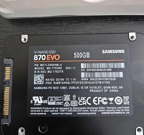 Ssd samsung 870 evo 500gb