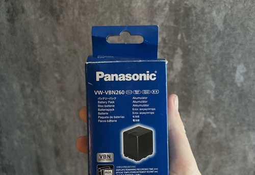 Аккумулятор panasonic VW-VBN260