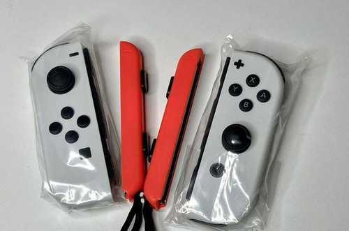 Пара Joy-Con (белые, white, new, Nintendo Switch)
