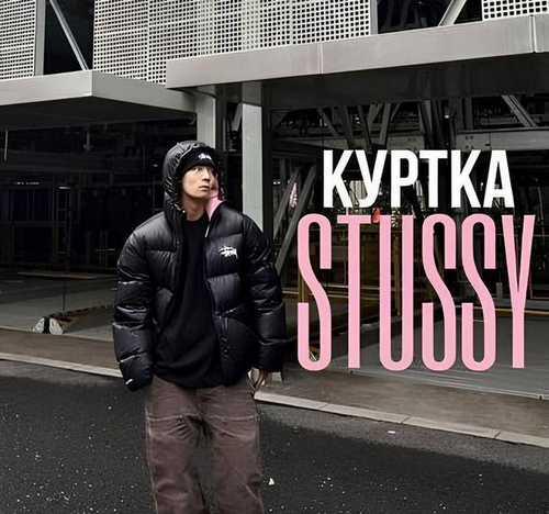 Пуховик Stussy Micro Ripstop