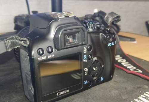 Зеркальный фотоаппарат canon eos1000D (EF-S 18-55)